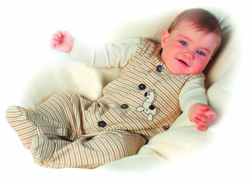 2-teilige Strampler-Kombination "Pony", Größe 74/80, 26,90